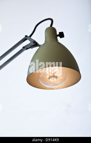 Compact fluorescent lamp. Close-up. Isolated on black Stock Photo - Alamy