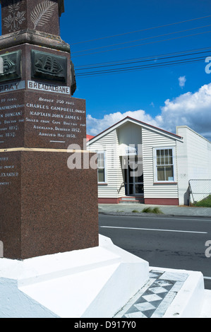 dh WAIPU NEW ZEALAND Town signpost giving directions sign post Stock ...