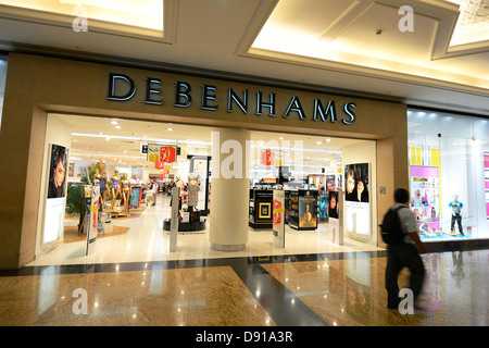 Debenhams shop, Mall of the Emirates, Dubai UAE Stock Photo - Alamy