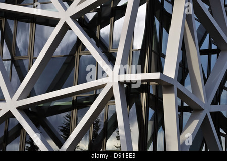 irregular building facade - modern architecture exterior Stock Photo ...