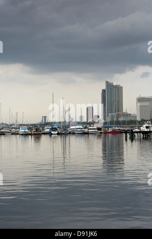 View over the Marina at the Manila Bay, Philippines Stock Photo - Alamy