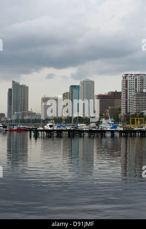 View over the Marina at the Manila Bay, Philippines Stock Photo - Alamy