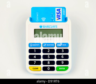 Barclays Bank PINsentry device Stock Photo - Alamy