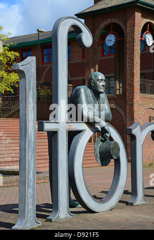 Thomas Telford statue, Civic Square, Telford, Shropshire, England ...
