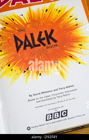 Daleks from the BBC Dr Who TV series. Famous metal monster. Corgi toy ...