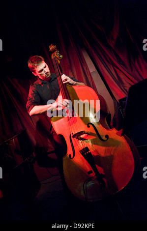 Polish jazz trio Jurek Jagoda Trio performing at Tygmont jazz club in ...