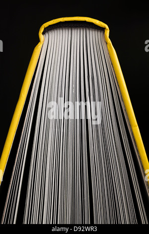 Still-life, An Open, fanned book with pen as Bookmark, close-up Stock ...