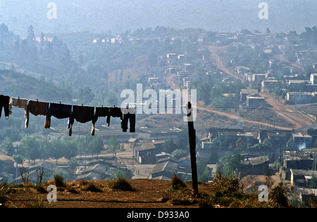 Views of the coal mining town of Lota in the south of Chile Stock Photo ...
