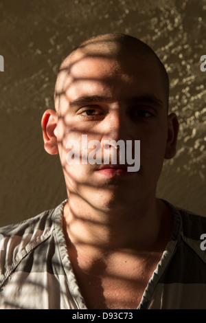 Inmates on the male chain gang in Estrella Jail at dawn Stock Photo - Alamy
