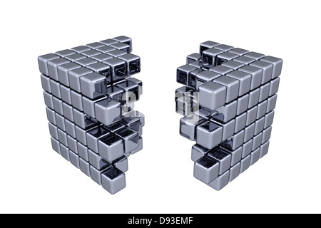 assembly, brick, cube, separation, bricks, cubes, split, order ...