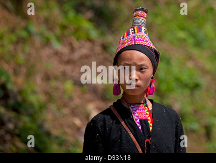 Akha Pala Minority Woman, Muang Sing, Laos Stock Photo: 57245395 - Alamy