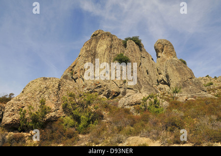 Italy, Sardinia, Barbagia, Gennargentu mountains, Aritzo, local view ...