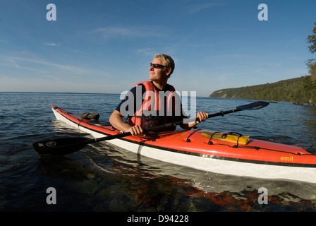 A paddler, Vattern, Ostergotland, Sweden Stock Photo - Alamy