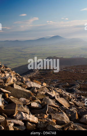 Tre'r Ceiri Hillfort near Llithfaen, Llyn Peninsula, Wales Stock Photo ...