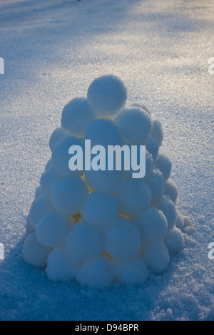 A snowball lantern Stock Photo - Alamy