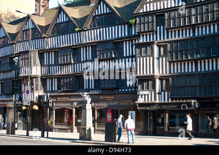 Staple Inn, High Holborn, London England UK Black and white timbered ...