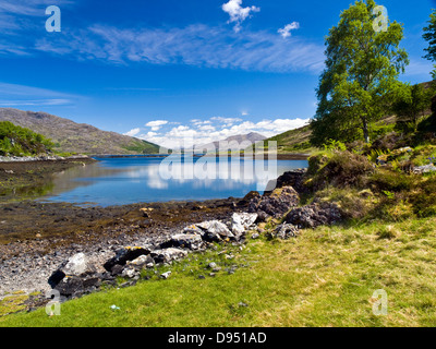 The island of Carna in Loch Sunart on Scotland's West Coast Stock Photo ...