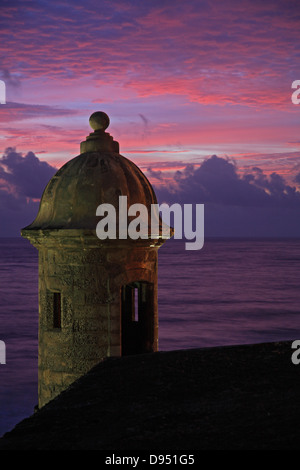 Sentry house, Old San Juan, Puerto Rico Stock Photo - Alamy