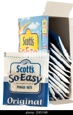 Box of Scott's Porage oats Stock Photo - Alamy