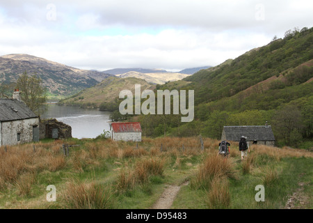 Exterior of Doune Bothy by Loch Lomond Scotland May 2013 Stock Photo ...