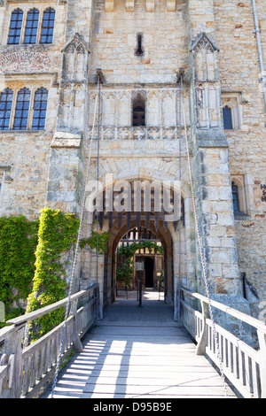 Drawbridge Hever Castle Kent UK Stock Photo - Alamy
