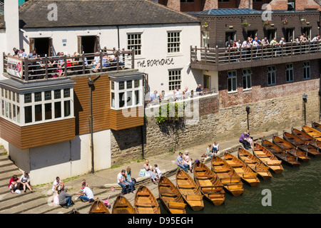 The Boathouse pub Durham England Stock Photo - Alamy
