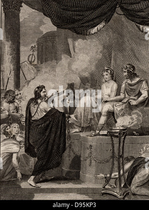 CAPTIVITY OF CARACTACUS Stock Photo - Alamy