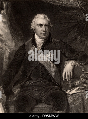 Joseph Banks (1743-1820) English botanist and plant collector; sailed ...