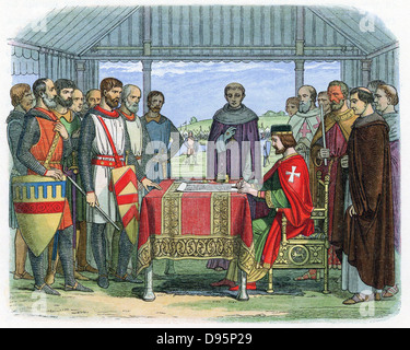 King John signing the Magna Carta. Magna Carta (Latin for Great Charter ...