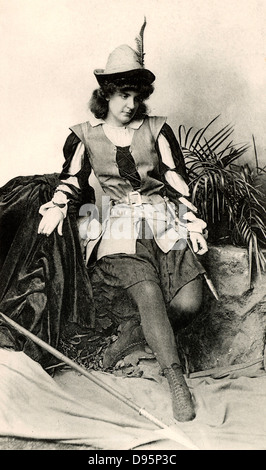 Ada Rehan (1860-1916) Irish-born actress, c1890. Here in the breeches ...