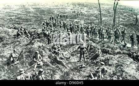 German soldiers in the First World War on the Western Front, 1918 Stock ...