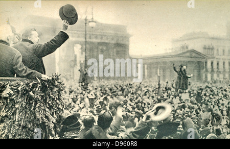 Friedrich Ebert, first President of the German Federated Republic ...
