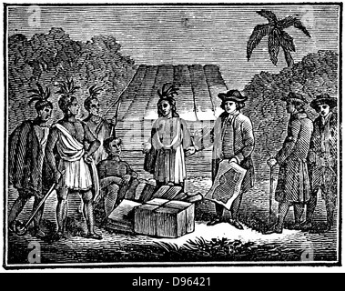 William Penn (1644-1718) English Quaker and colonialist, founder of ...