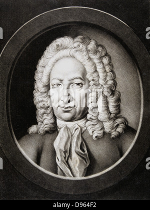 Gottfried von Leibniz, German mathematician and philosopher Stock Photo ...