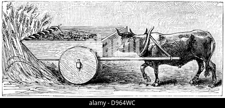 Reconstruction of an ancient roman cart Stock Photo: 216183351 - Alamy