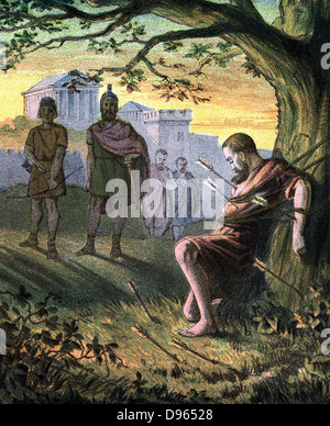 The execution of St Sebastian Stock Photo - Alamy