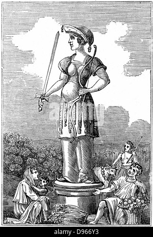 In Scandinavian mythology, the Goddess of love, marriage and the dead ...