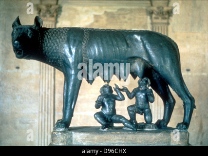 Romulus and Remus, Founders of Rome Stock Photo - Alamy