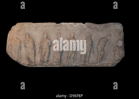 Portion of the Cella Frieze. Greek Stock Photo - Alamy