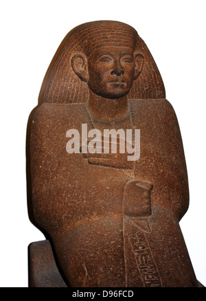 Detail from Egyptian statue of Ankhrekhu, Twelfth Dynasty (approx. 1850 ...
