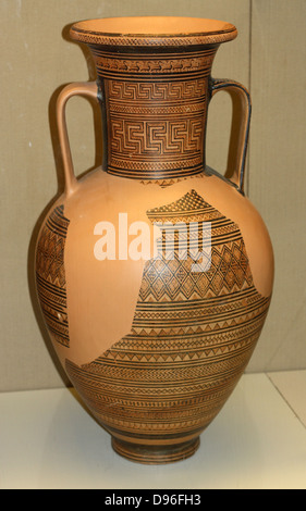 The Elgin Amphora. Greek, made in Athens circa 760-750 BC. Late ...