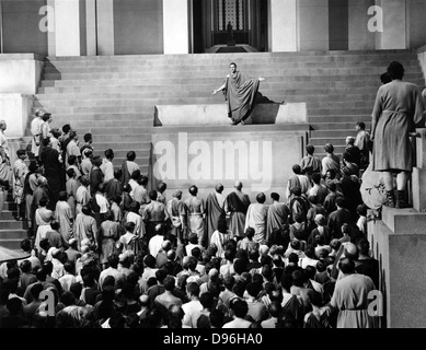 JULIUS CAESAR 1953 MGM film with from left: Douglass Dumbrille as ...