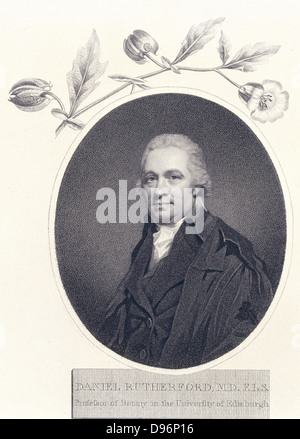 Daniel Rutherford (1749 – 1819) was a Scottish physician, chemist and ...