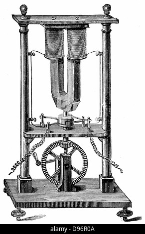 First magneto-electric motor built by Hippolyte Pixii c1832. This was ...
