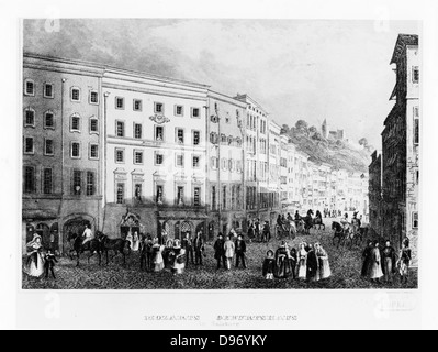 House where Mozart was born in 1756, Salzburg, Austria Stock Photo ...