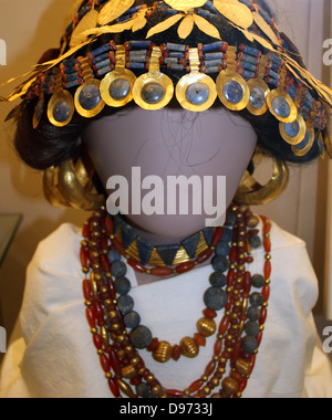 Reconstructed head of a Sumerian woman. This reconstruction suggests ...