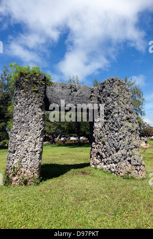Tonga stone trilithon Stock Photo - Alamy