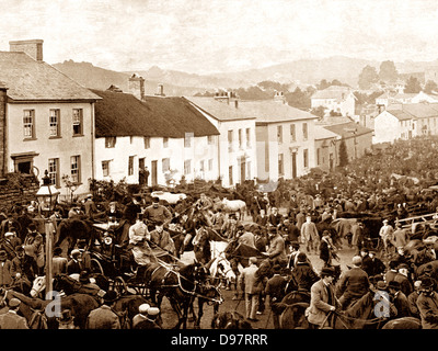 Bampton Pony Fair, early 1900s Stock Photo - Alamy