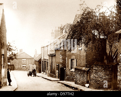 Thorpe Street, Thorpe Hesley, early 1900s Stock Photo - Alamy