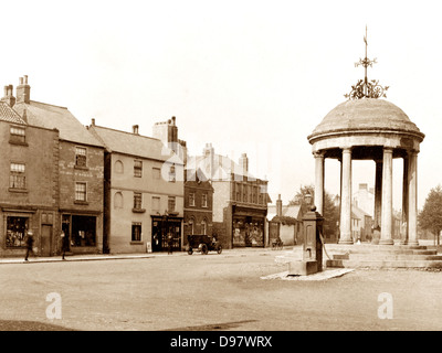 Tickhill Market Place early 1900s Stock Photo - Alamy